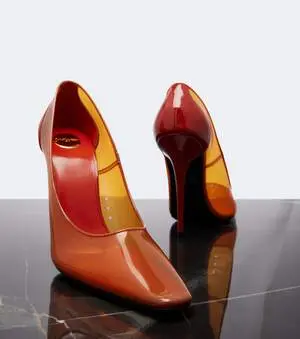 Saint Laurent Folie Pumps - Orange