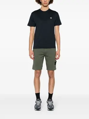 Stone Island Logo Cotton T-shirt - Multicolor