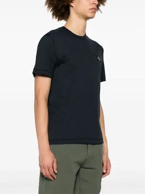 Stone Island Logo Cotton T-shirt - Multicolor