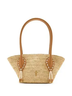 CHRISTIAN LOUBOUTIN Christian Louboutin Venus Mini Raffia Tote Multicolor