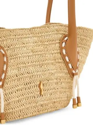 CHRISTIAN LOUBOUTIN Venus Mini Raffia Tote - Multicolor