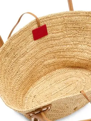 CHRISTIAN LOUBOUTIN Venus Mini Raffia Tote - Multicolor