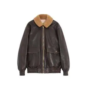 Valentino Garavani Leather Jacket - Brown