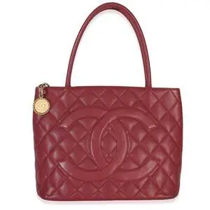 Chanel Quilted Caviar Medallion Tote