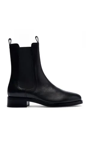 AeydĒ Caspar Leather Chelsea Boots - Black