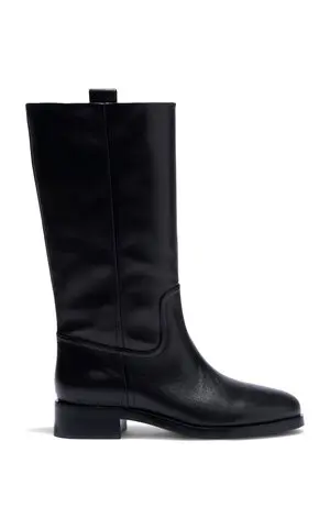 AeydĒ Theo Leather Boots - Black