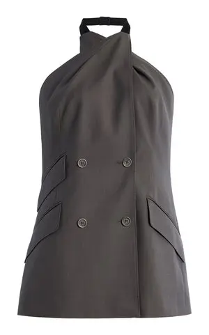Max Mara Wool Sleeveless Blazer