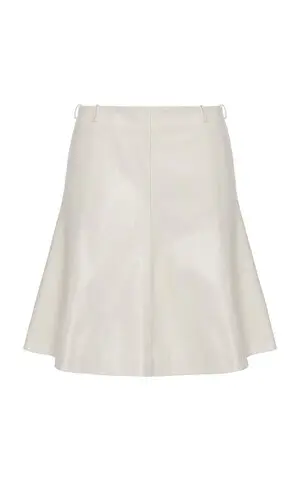 Magda Butrym Mid-rise Leather Knee-length Skirt