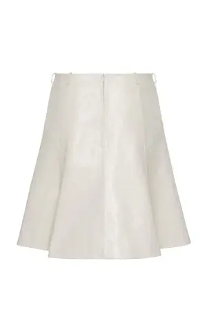 Magda Butrym Mid-rise Leather Knee-length Skirt