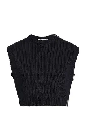 Max Mara Cropped Knit Turtleneck Sweater