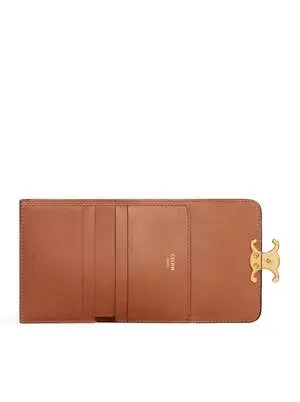Celine Compact Canvas Wallet With Coin Purse