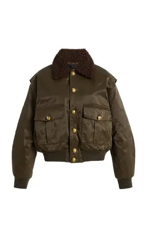 NILI LOTAN Tigre Shell Bomber Jacket