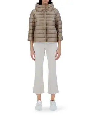 Herno Sofia Mini Hood With Ultralight Nylon Sleeves