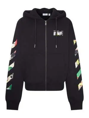 Off-White Industrial Arrow Zip-up Hoodie