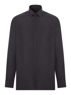 TOM FORD Silk Charmeuse Shirt - Black