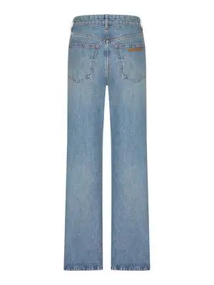 Miu Miu Five Pocket Straight Leg Jeans