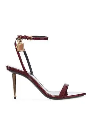 TOM FORD Patent Leather Stiletto Heel Pumps With Ankle Strap - Multicolor