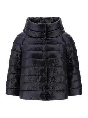 Herno Sofia Mini Hood Ultralight Nylon Jacket - Black