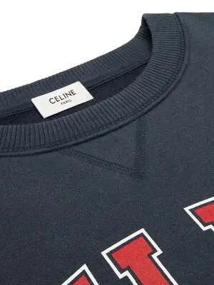Celine Loose Sweatshirt In Cotton Fleece