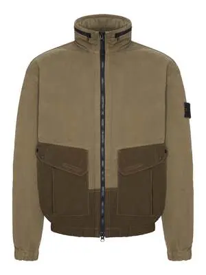Stone Island Cotton Jacket With Badge