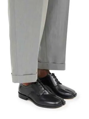 MAISON MARGIELA Derby Tabi In Polished Calfskin