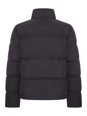Stone Island Padded Down Jacket With High Collar