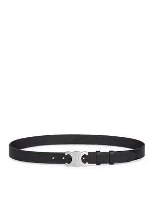 Celine Triomphe Belt 30mm In Vintage Calfskin - Multicolor
