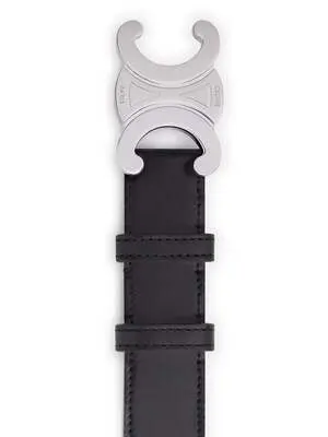 Celine Triomphe Belt 30mm In Vintage Calfskin - Multicolor