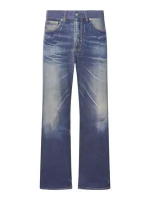 Our Legacy Third Cut Trompe-l'oeil Print Jeans