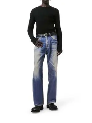 Our Legacy Third Cut Trompe-l'oeil Print Jeans