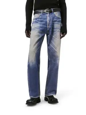 Our Legacy Third Cut Trompe-l'oeil Print Jeans