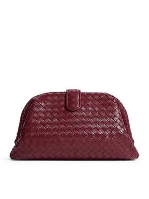 Bottega Veneta Lauren 1980 Small Clutch - Red