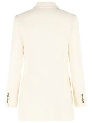 Max Mara Bikini' Ivory Virgin Wool Blazer