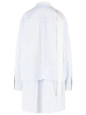 Sacai Cotton Blend Mini Dress