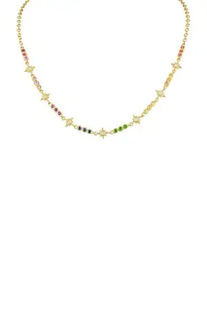EDEN PRESLEY Rainbow Stars Necklace - Multi