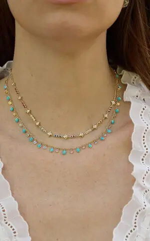 EDEN PRESLEY Rainbow Stars Necklace