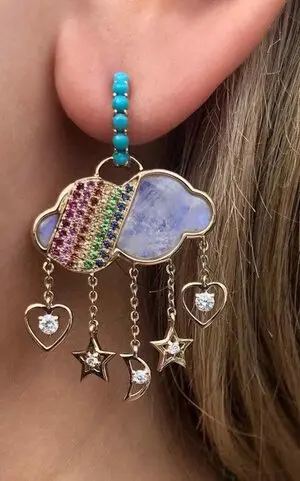 EDEN PRESLEY Silver Linings Earrings