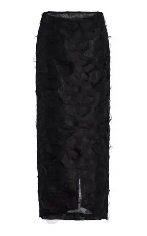 Max Mara Silk Skirt - Black