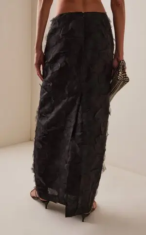 Max Mara Silk Skirt - Black