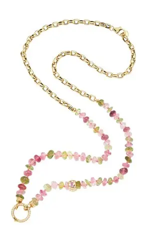 EDEN PRESLEY Tourmaline Beaded Closure Necklace