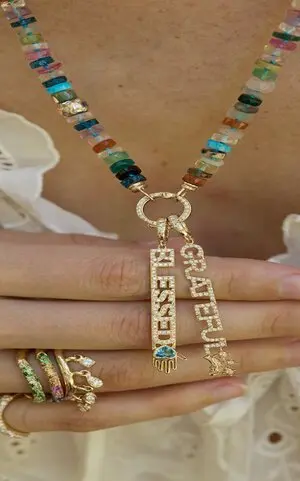 EDEN PRESLEY Blessed Mantra Pendant