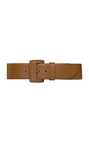 VAINCOURT La Merveilleuse Large Leather Belt - Brown