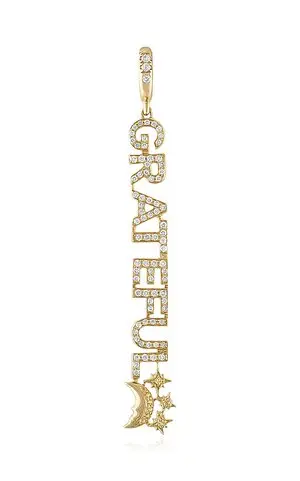 EDEN PRESLEY Grateful Mantra Pendant - Gold