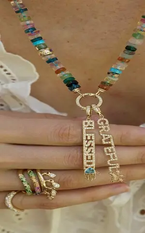 EDEN PRESLEY Grateful Mantra Pendant
