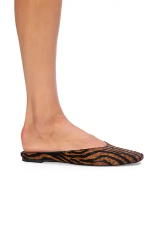 BLACK SUEDE STUDIO Lucia Zebra Ponyhair Flats