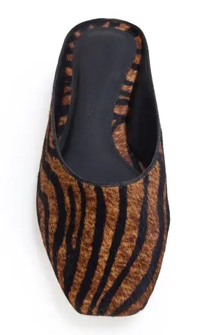 BLACK SUEDE STUDIO Lucia Zebra Ponyhair Flats