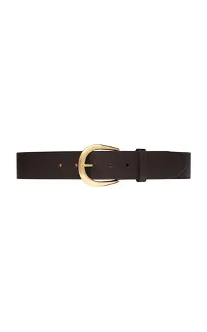 VAINCOURT La Chaleureuse Medium Leather Belt - Brown