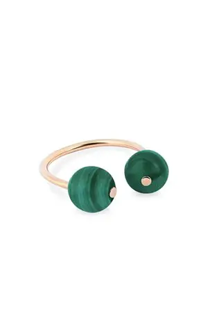 Ginette Ny Malachite Bubble Ring - Green