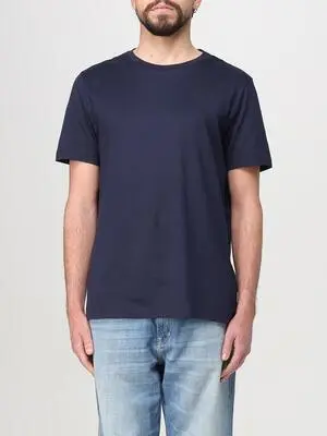DONDUP Cotton T-shirt With Mini Logo - Blue