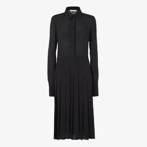 Fendi Midi Shirt Dress - Black